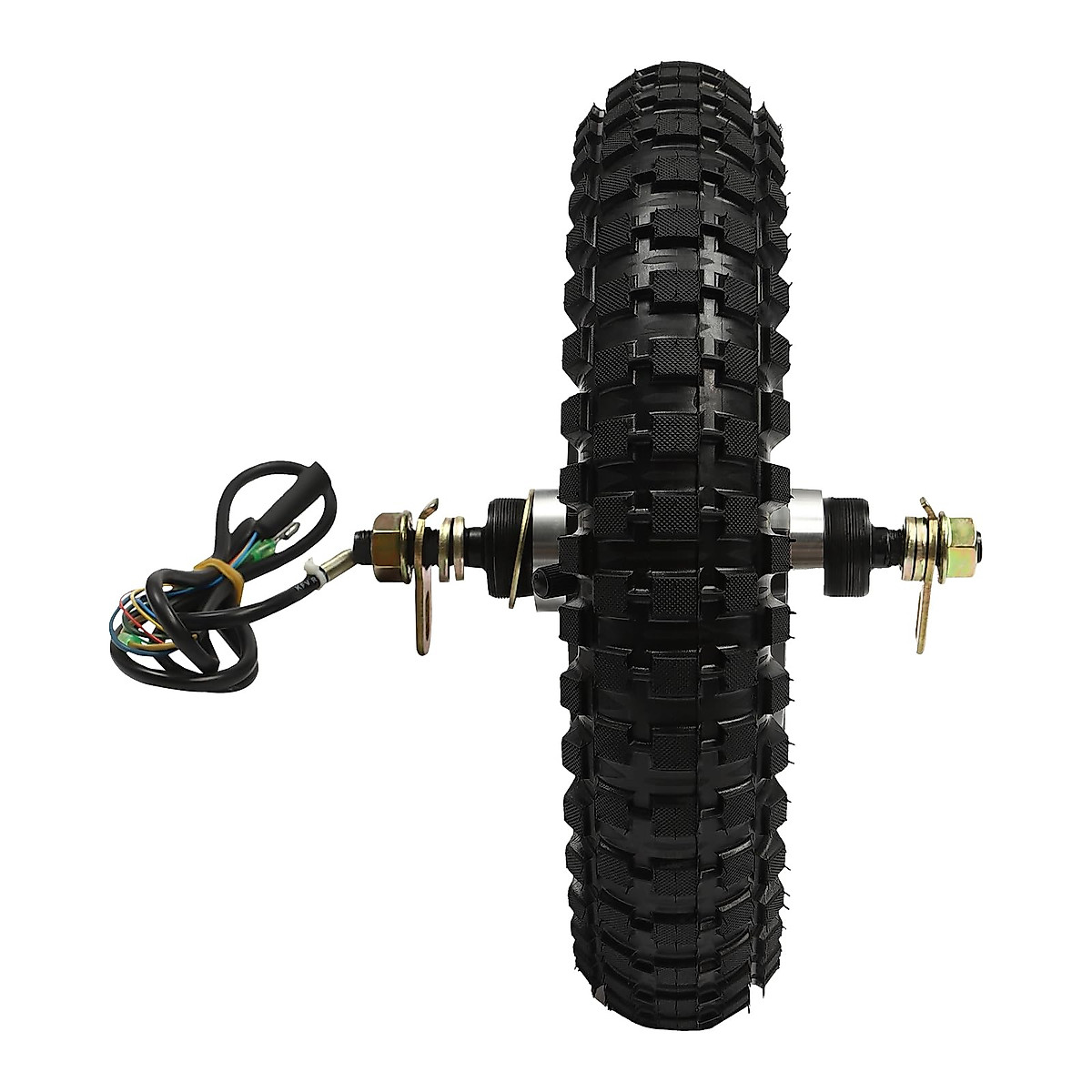 13'' Electric Bicycle Brushless Hub Motor Front Rear Wheel Cycle Bike E-Bike Hub Motor Conversion Kit 36V 350W Brushless Gearless Hub Motor Electronic Brake Disc Brake 22mile/h 1000RPM (36V 350W)