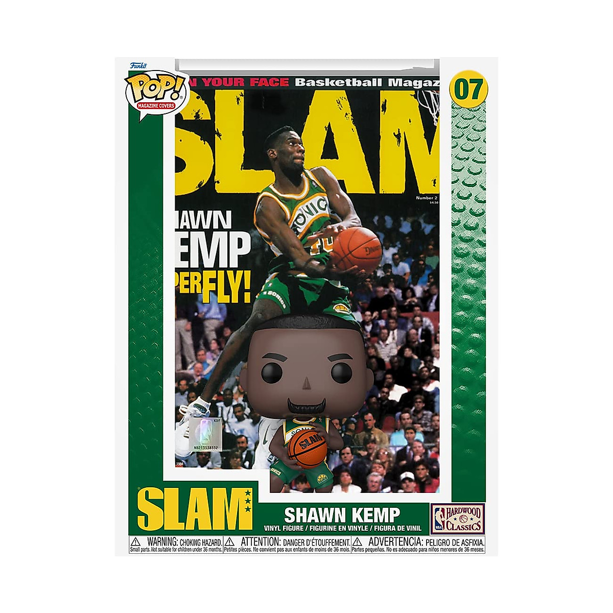 Funko Pop! NBA Cover: SLAM - Shawn Kemp