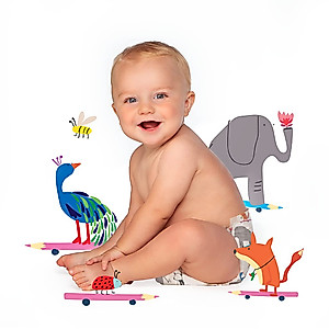 Hello Bello Premium Baby Diapers Size 6 I 68 Count of Disposable, Extra-Absorbent, Hypoallergenic, and Eco-Friendly Baby Diapers with Snug and Comfort Fit I Sleepy Sloths