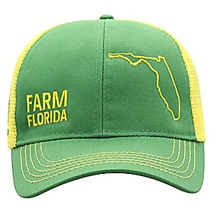 John Deere Farm State Pride Cap-Green and Yellow-Florida