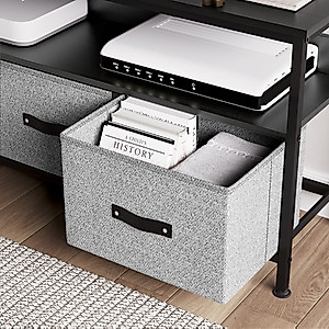 IDEALHOUSE Dresser TV Stand, Entertainment Center with Storage, 50 Inch TV Stand for Bedroom Small TV Stand Dresser with Drawers and Shelves, TV & Media Console Table Furniture for Living Room, Grey