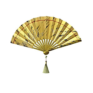 PPONE Douma Cosplay Fan with Douma Keychain Anime De-mon Slay-er Costume Prop Folding Fan Pendant (2PC fan)