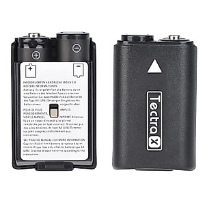 Tectra Replacement Battery for Xbox 360, 4pcs AA Ni-MH Rechargeable Battery Pack + 2pcs Battery Back Covers Holders for Xbox 360 Wireless Controller