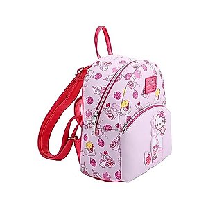 Loungefly Hello Kitty Strawberry Milk Mini Backpack