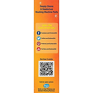 Carbona® Washing Machine Cleaner | Eliminates Odor & Residue | 3 Count, 1 Pack