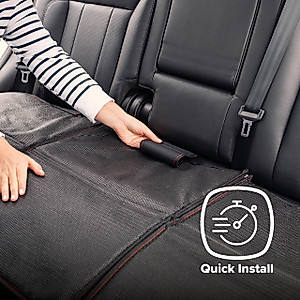 Diono Ultra Mat Fits3 Across Extra Large Car Seat Protector for Complete Protection Against Dirt & Scratches, Crash Tested, High Strength, Water Resistant with Thick Padding for Durable Protection