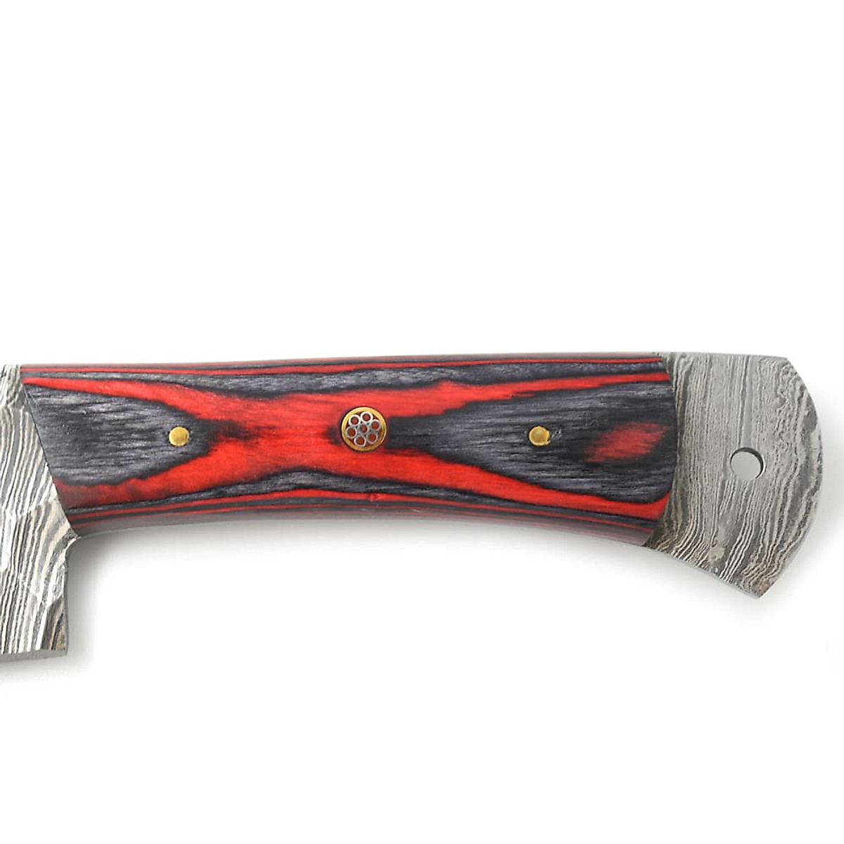 Wild Turkey Handmade Damascus Knife Collection Full Tang Hunting chef Knife w/leather case. (3315)