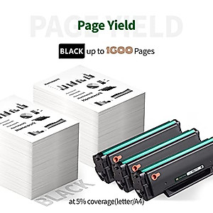 JINTUM Compatible PB-211 Toner Cartridge Replacement for Pantum PB211 PB-211EV Toner Cartridge for Pantum P2502W M6552NW M6550NW M6602NW M6600NW P2500W Laser Printer (3 Black)