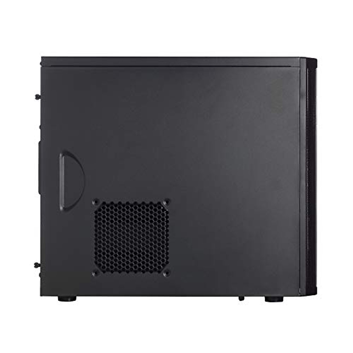 Fractal Design Core 1100 - Mini Tower Computer Case - mATX - High Airflow and Cooling - 1x 120mm Silent Fan Included - Brushed Aluminium - Black