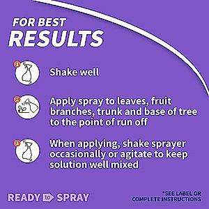 Bonide Fruit Tree & Plant Guard, 16 oz Ready-to-Spray Insect & Disease Control for Trees, Shrubs and Flowers