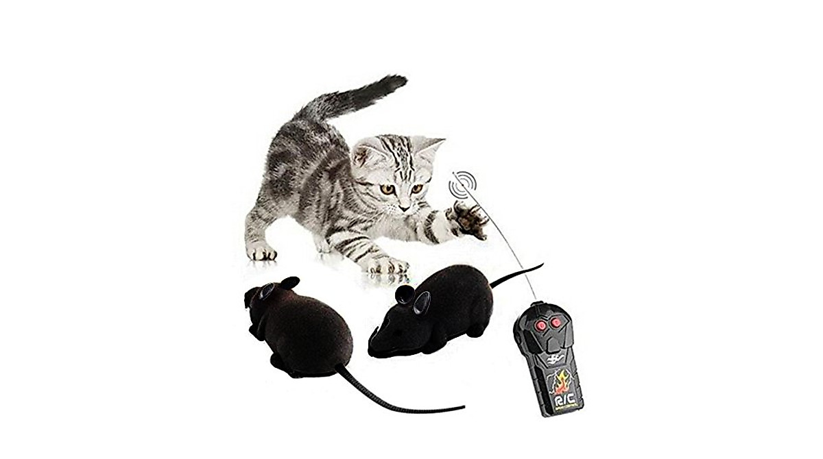 Giveme5 Wireless RC Fake Mouse - Fun Prank Toy