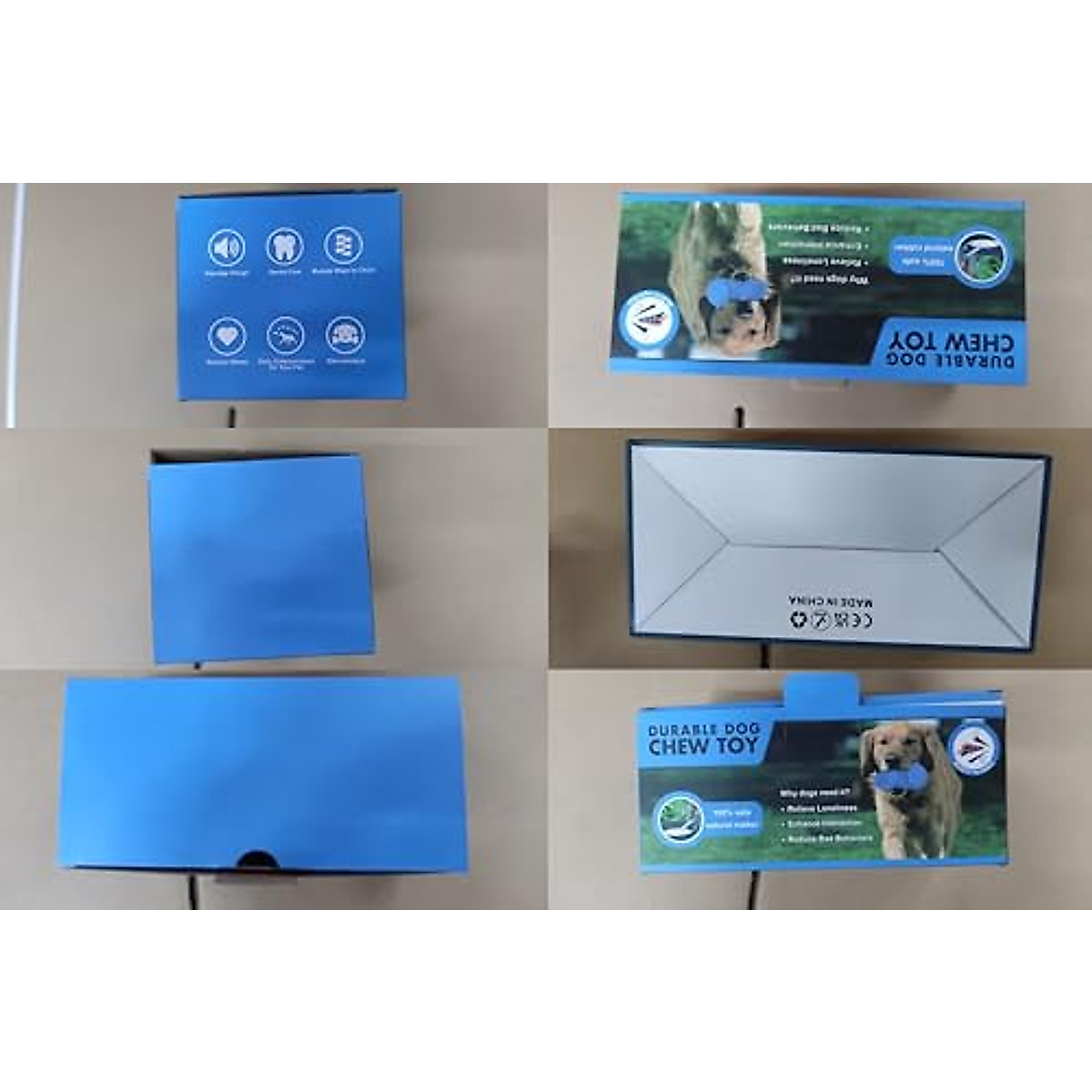 Tough Dog Toys for Aggressive Chewers, Indestructible Dog Toys, Dog Chew Toys Natural Rubber Dog Toy with Bleef Flavor for Small/Medium/Large Interactive Squeaky Dogs (Pink)