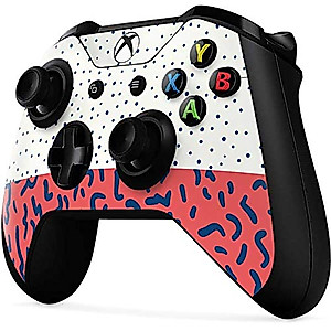 Skinit Decal Gaming Skin Compatible with Xbox One X Controller - Officially Licensed Skinit Originally Designed Polka Dot Split Design