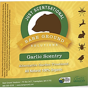 Just Scentsational Bare Ground Solutions GAR-128 All Natural Liquid Garlic Barrier and Repellent, 128 oz (1 Gallon)