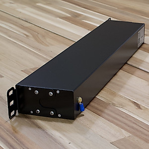 WatchfulEyE WTH-CS/PDU-C13-E (US121052E) Heavy Duty Metal 1U Rack Mount PDU, Inlet C20 20A 120/240V Open end (Without Extension Cord), Outlet C13 x10 Ports