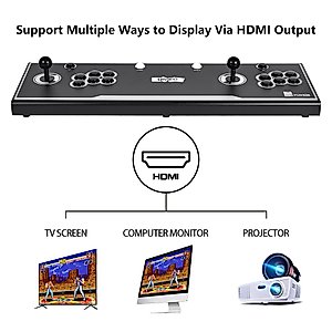 UNICO Game Arcade Game Console, 44 Pre-Loaded Genuine SNK Games, Two Joysticks for Two Player, HDMI Output to TV/Monitor