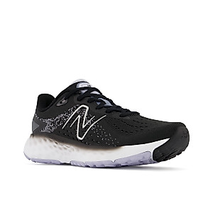 New Balance Women's Fresh Foam EVOZ V2 Running Shoe, Natural Indigo/Light Arctic Grey/Silver Metallic, 9
