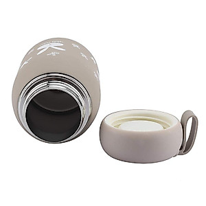 Water Bottle Stainless Steel Cute Rabbit Pattern Vacuum Cup Mug Vacuum Insulated Thermal Hot Cup Coffee Tea Sports Festival Keeping Ice-Cold(Coffee)