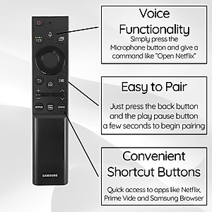 Ceybo OEM Replacement for BN59-01363A BN59-01357A BN59-01357F Samsung Remote Control Smart TVs Compatible with Neo QLED, The Frame and Crystal UHD Series