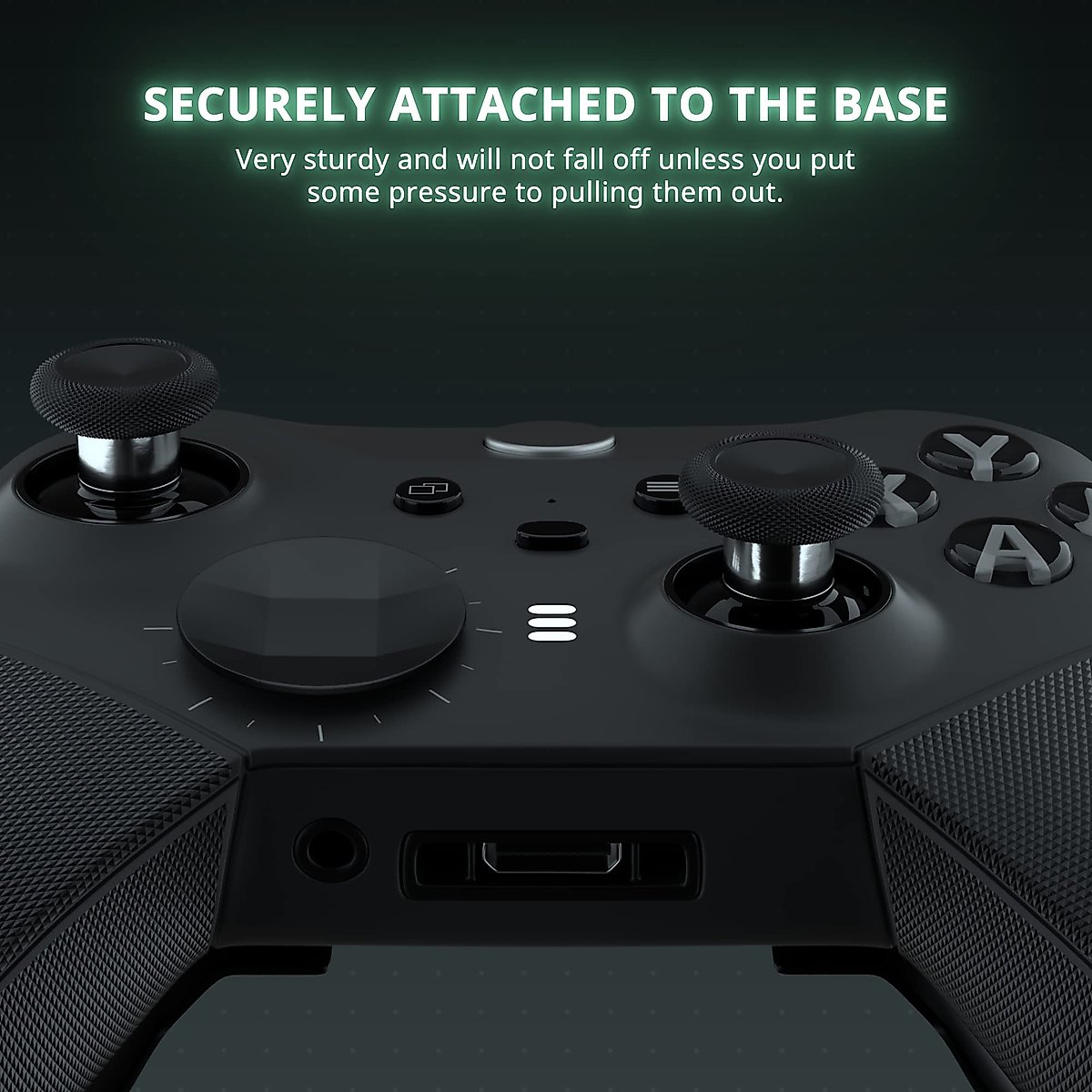 Avericht 13 in 1 Replacement Parts for Xbox Elite Series 2 Controller, 6 Swap Magnetic Thumbsticks, 4 Paddles, 2 D-Pads, 1 Adjustment Tool, Custom kit for Xbox One Elite Series 2 Accessories (Black)