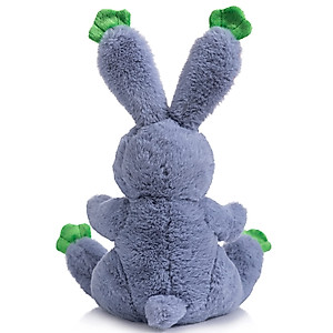 HollyHOME Plush Bunny Stuffed Animal Cute Carrot Rabbit Plush Birthday Easter Gift for Kids 15 inch