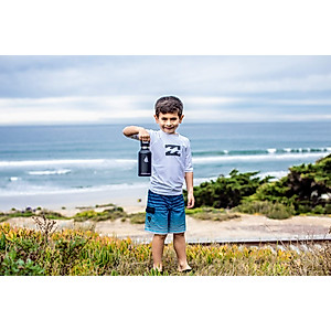 HYDRO CELL Stainless Steel Water Bottle with Straw & Standard Mouth Lids (32oz 24oz 20oz 16oz) - Keeps Liquids Hot or Cold with Double Wall Vacuum Insulated Sweat Proof Sport Design (Black 16oz)*