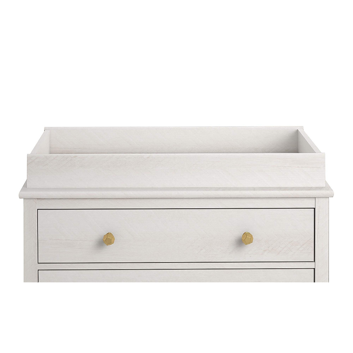 Little Seeds Monarch Hill Poppy Changing Table Topper, Ivory Oak