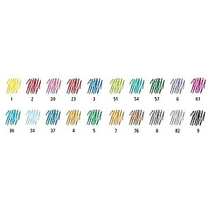 STAEDTLER triplus fineliner, 0.3mm metal-clad tip, ergonomic triangular barrel, for writing, drawing and coloring, set of 20 fineliners, 334 SB20