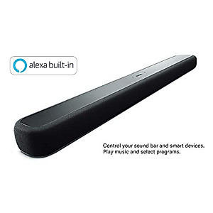 Yamaha Audio YAS-209BL Sound Bar with Wireless Subwoofer, Bluetooth, and Alexa Voice Control Built-In,Black,36 x 2.5 x 4.25 inches