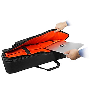 Rockville RDJB20 DJ Controller Bag Fits Mixdeck & Quad N4 NS6 DDJ-SX MC7000+More, Black