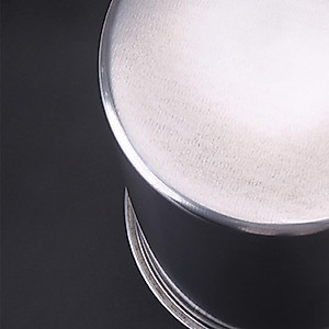 Wine Cooler Bucket Stainless Steel Wine Cooler Wine Bottle Chiller Ice Bucket(2.5L/Silver)