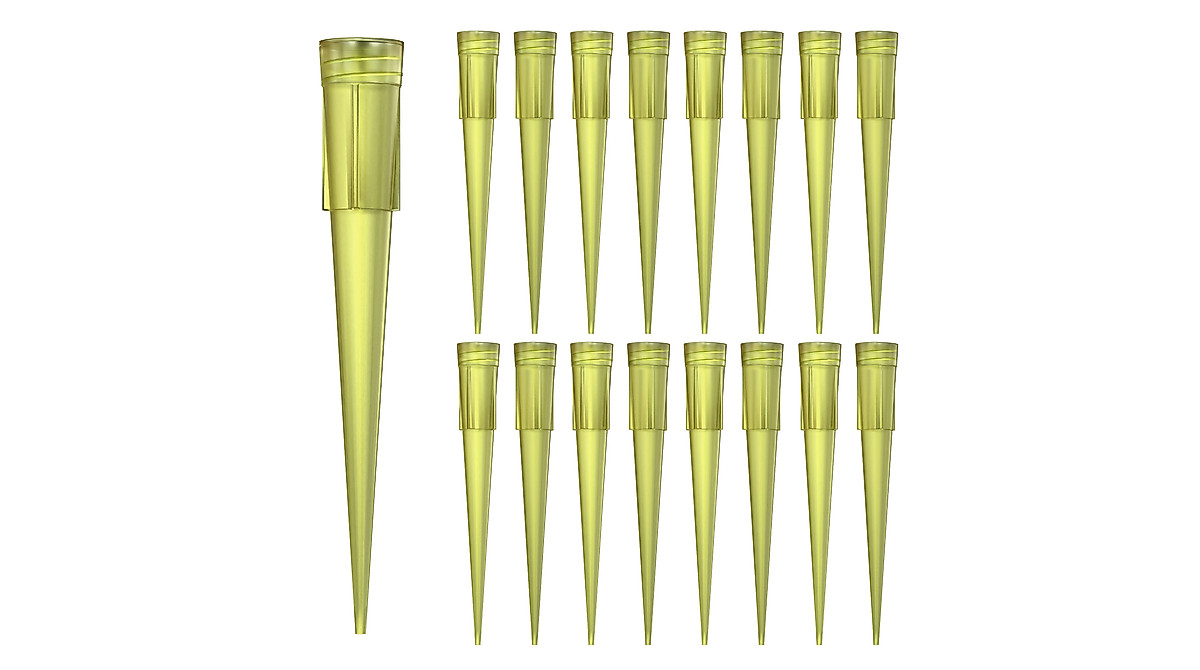 200ul Pipette Tips - 1000 pcs Universal Lab Tips, DNase/RNase Free