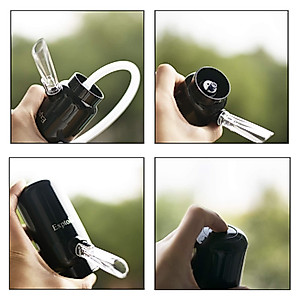 Exptolii Electric Wine Aerator Pourer, Automatic One-Touch Wine Decanter and Wine Dispenser Pump Wine Oxidizer for Red and White Wine