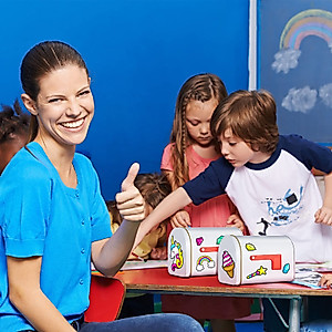 Lounsweer Mini Tinplate Mailbox Toy Small Mailbox Toywith Raised Signal Flags Post Mount Mailboxes for Boys and Girls DIY Projects for Preschoolers Gift Exchange Activities (White,4 Pcs)