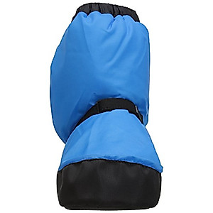 Bloch girls Bootie Warm Up Boot Slipper, Fluorescent Blu, Medium Little Kid US