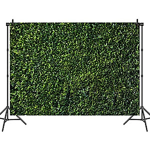 XLL Nature Spring 3D Green Leaves Photography Backdrops Newborn Baby Shower Photo Background Wall Art Wedding Birthday Party Decoration Banner Studio Props Cake Table Booth 8x6ft
