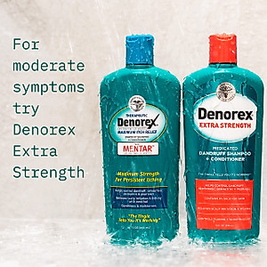 Denorex Therapeutic Dandruff Shampoo + Conditioner Kit, Maximum Itch Relief 10 oz Each (Pack of 2)