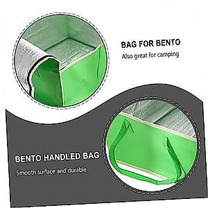 ULTECHNOVO 1pc Bag Grocery Bags Insulated Bags for Food Transport Cooler Bags Insulated Pizza Carrier Bag Car Cooler Car Food Camping Tote Take-out Insulated Bag Bento Handled Bag Lunch Bag