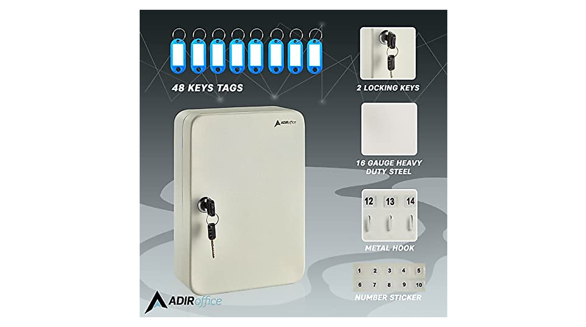 AdirOffice Key Lock Box - Secure Your Keys Today