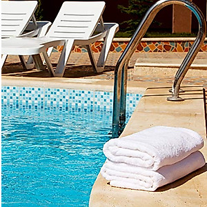 Utopia Towels 12 Bundle Pack - Bath Towel Set (6-Pack) and Hand Towels (6-Pack)-100% Ring-Spun Cotton-Highly Absorbent–Soft & Luxuriou-White