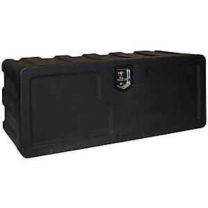 Buyers Products 1717110 Poly Underbody Truck Box, Toolbox for Utility Heavy Duty Work Vehicles, 18 x 18 x 48 Inches, Black