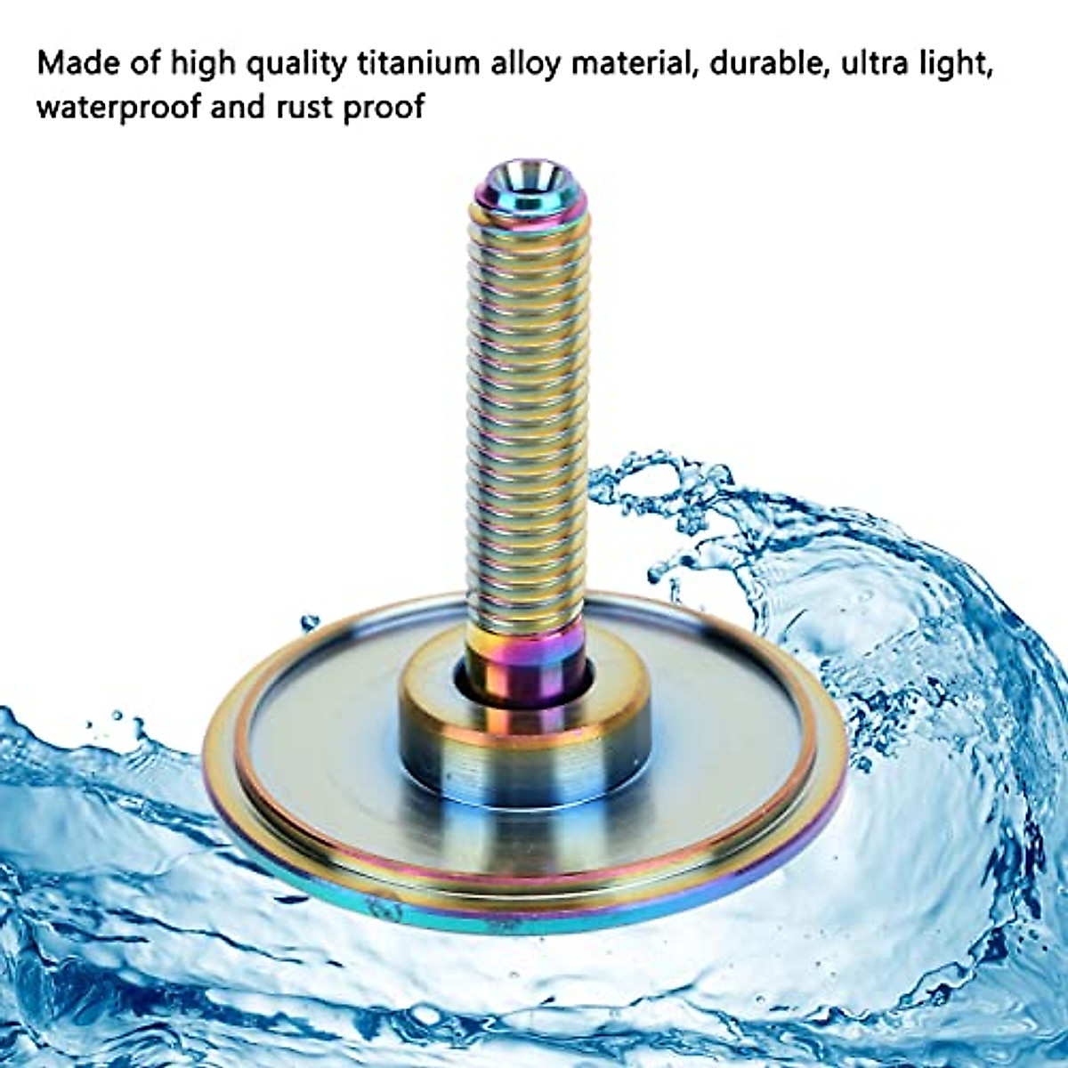 Shanrya Headset Top Cover, Colorful Waterproof Headset Top Cover Replacement for Road Bike