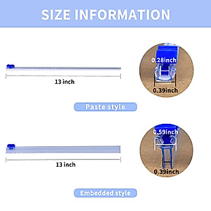 6 pcs Plastic Wrap, Aluminum Foil and Wax Paper Dispenser Cutter, Reusable Tin Foil & Cling Wrap & Parchment Paper Dispenser Cutter, Make Your Own Food Dispenser Through 2 types Cutters