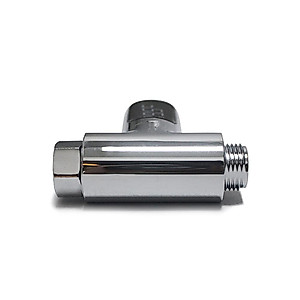 Shower Thermometer Led Digital Display Baby Bath Water Fahrenheit Celsius Thermometer 360°Rotating Screen for Home Bathroom Kitchen (Silver)