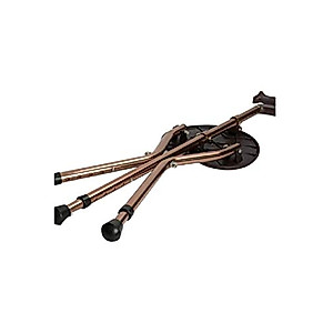 Walking Cane Chair, Three Legged Seat Folding Walking Stick Portable Height Adjustable Walking Cudgel Stick Stool Unisex for Elderly,Crutches