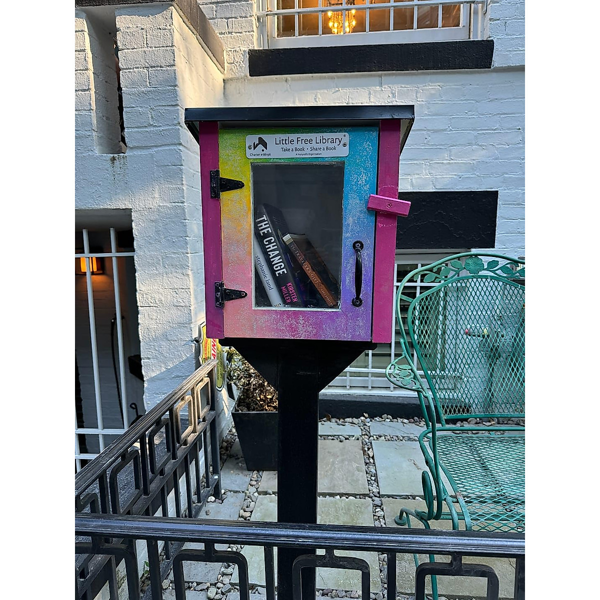 LITTLE FREE LIBRARY® Complete Bundle with Mini Library Kit, Mounting Post Kit Included, Made in America by The Nonprofit That Expands Book Access