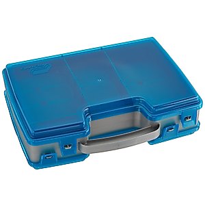 Plano Large 2 Sided Tackle Box, Metallic Gray & Blue, Medium