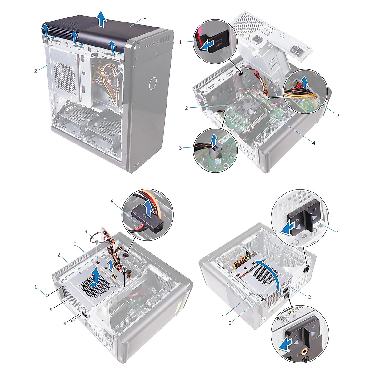 Power Supply 460W AC460AM-01 DM1RW 0DM1RW GJXN1 0GJXN1 Replacement for Dell XPS 8910 8920 8930