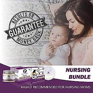 Breast Shell & Milk Catcher + Nipple Cream for Breastfeeding Relief - Breast Feeding Essentials KIT