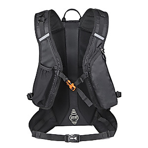 Mouteenoo Mountain Biking Backpack for MTB, Cycling and Bike Commuter Backpack for Men and Women (Black)